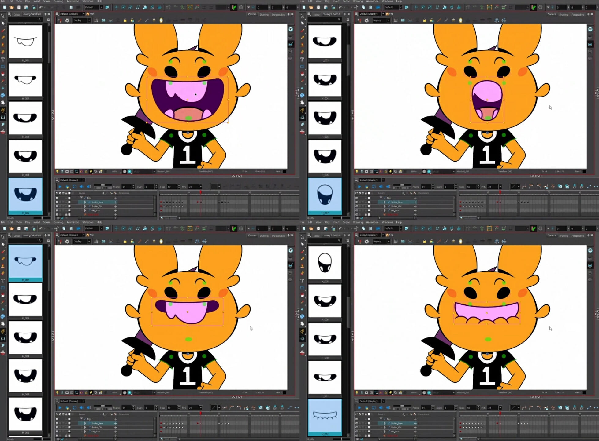 Nic Parris and Jordan Beatty on designing and rigging Smilez