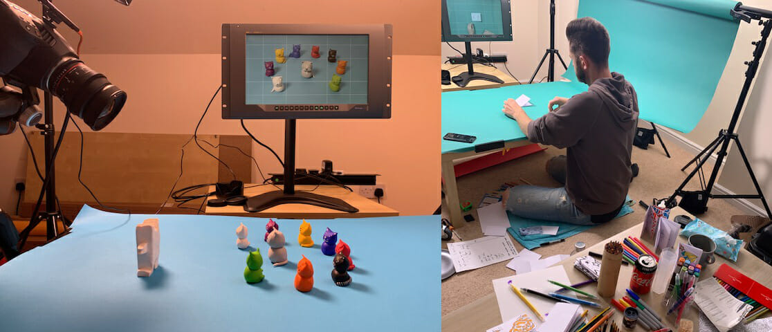 Animating for mixed media in The Brilliant World of Tom Gates