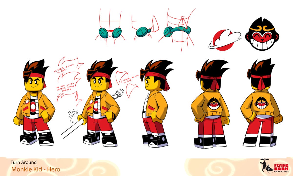 Flying Bark Productions on assembling LEGO Monkie Kid's animated series ...