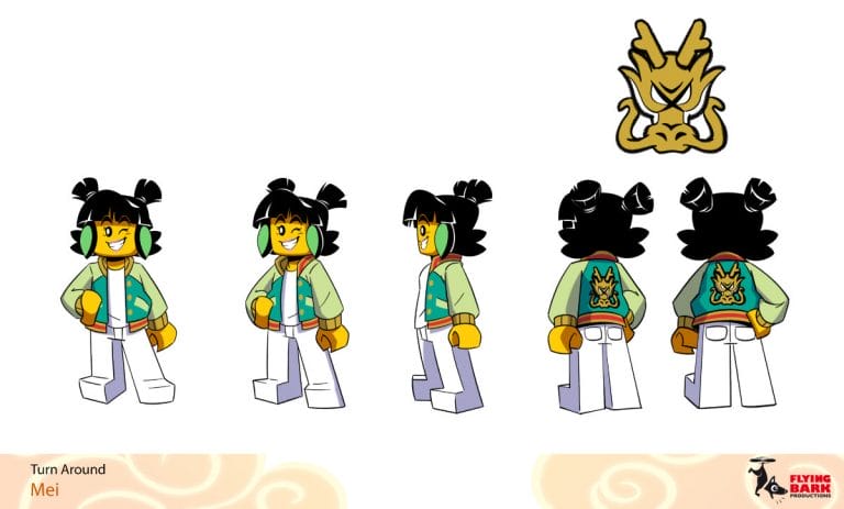 Flying Bark Productions on assembling LEGO Monkie Kid's animated series ...