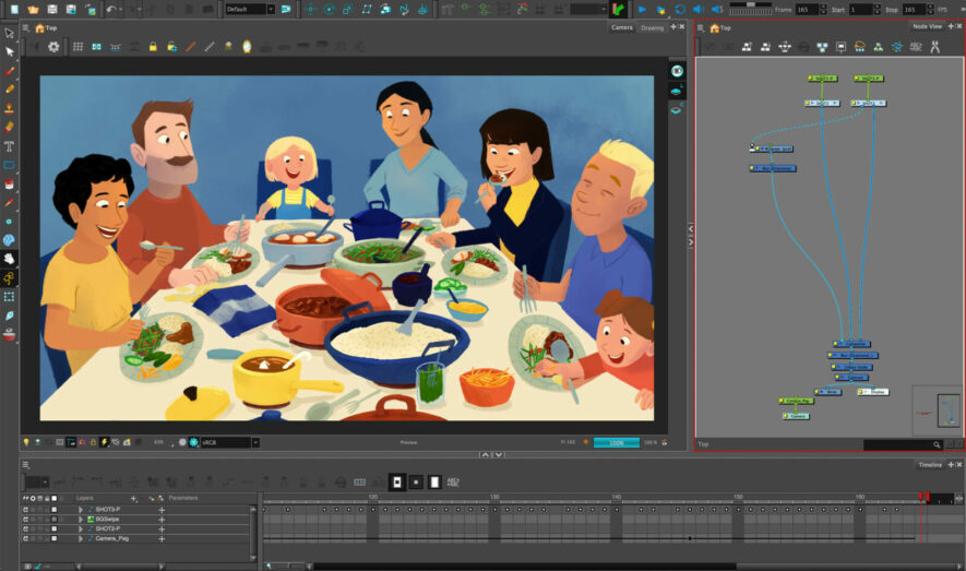 Étienne Côté on animating smear frames and multiples in Ednöra | Toon Boom