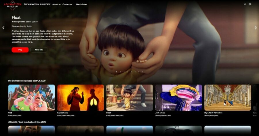 Animation Showcase on freely streaming shorts to animation artists ...